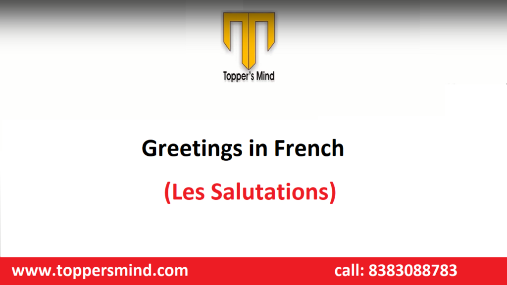 Greetings in French Language with Translation and pronunciation